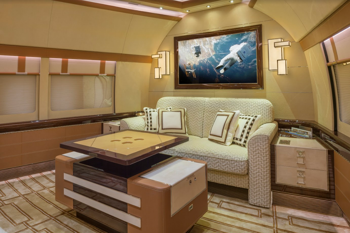 Boeing 747 Private Jet Interior